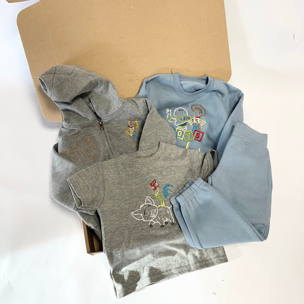 Boys Inspired personalised embroidered Surprise Box – Lavish Little ...